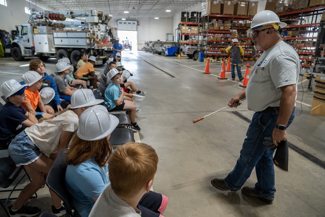 Skies clear for Energy Explorers Camp at SCI - Hoosier Energy